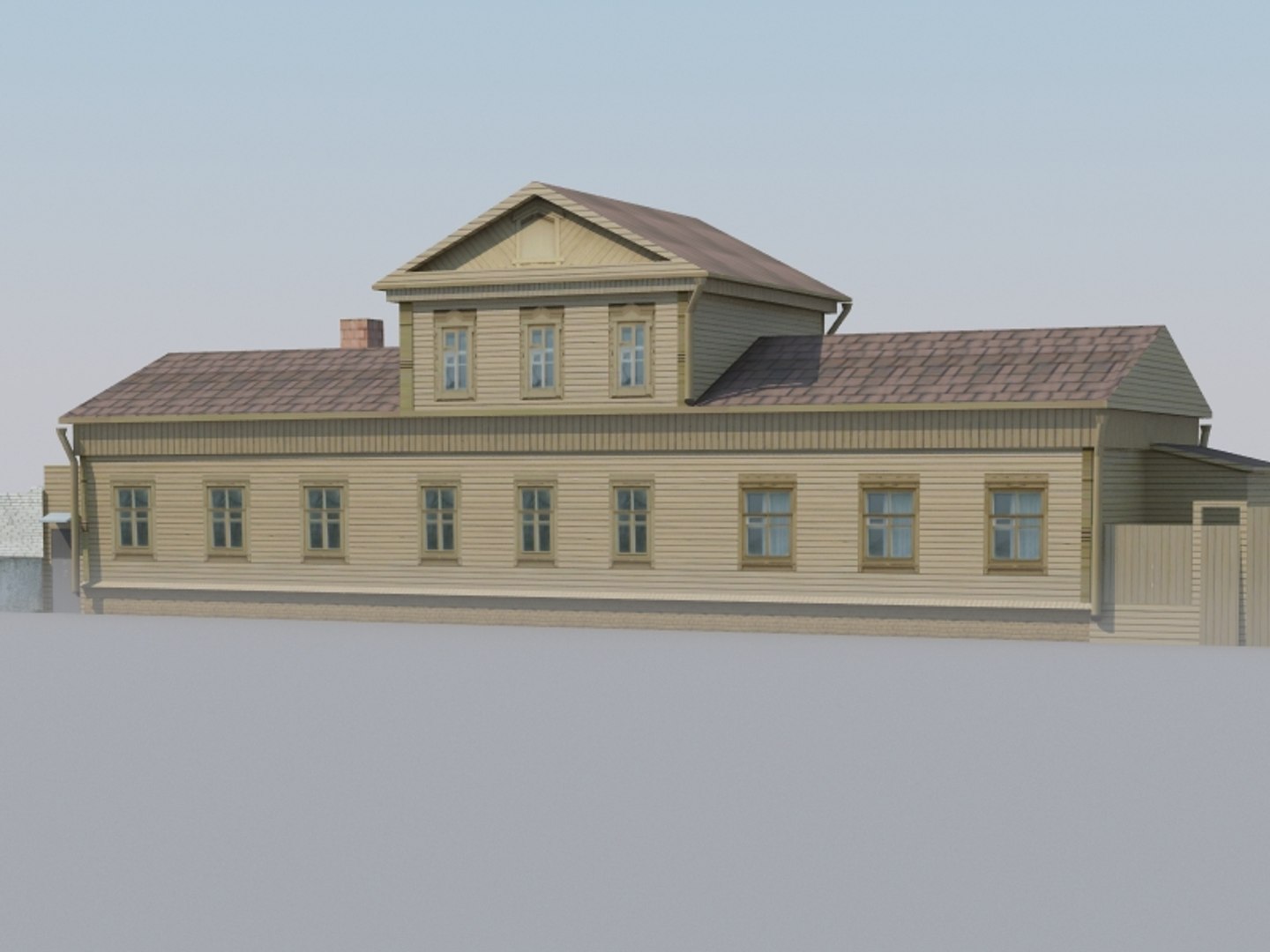 low-polygonal building games 3d model