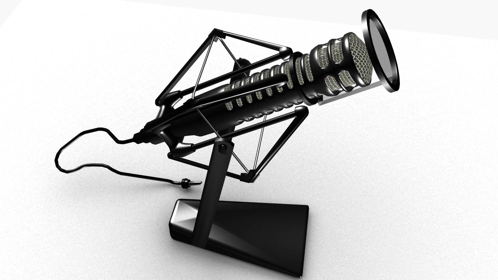 TV Microphone 3D Model - TurboSquid 1722235