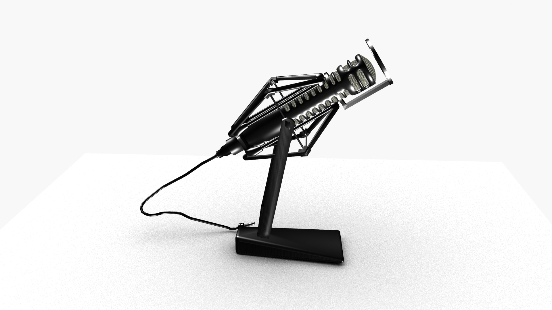 TV Microphone 3D Model - TurboSquid 1722235