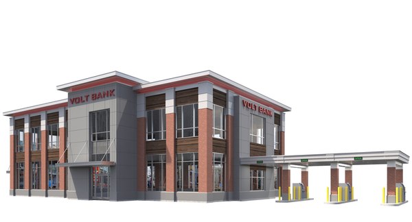 3d model of bus station
