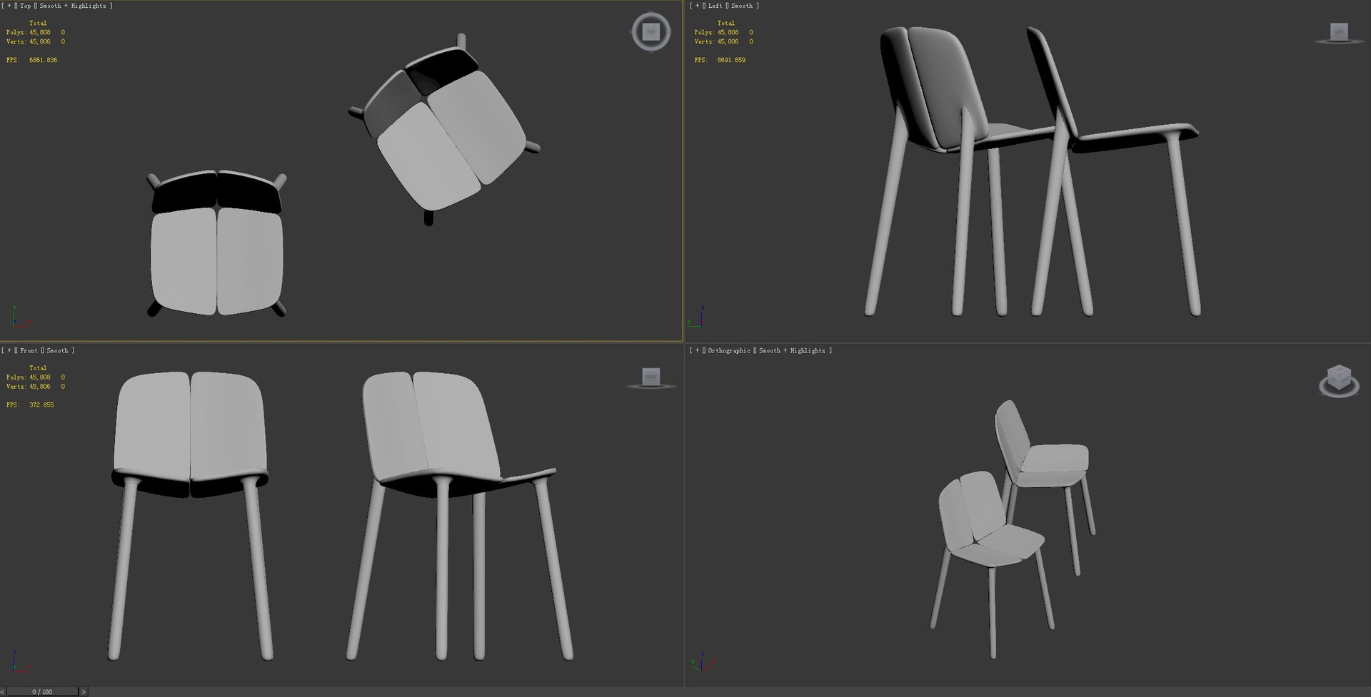osso-chair 3d obj