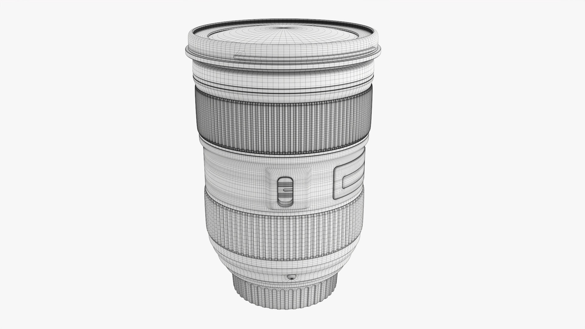 3D Canon DSLR EF 24-70mm F2.8L II USM Lens Model - TurboSquid 1725420