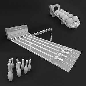 Bowling Lane 3D Models for Download | TurboSquid