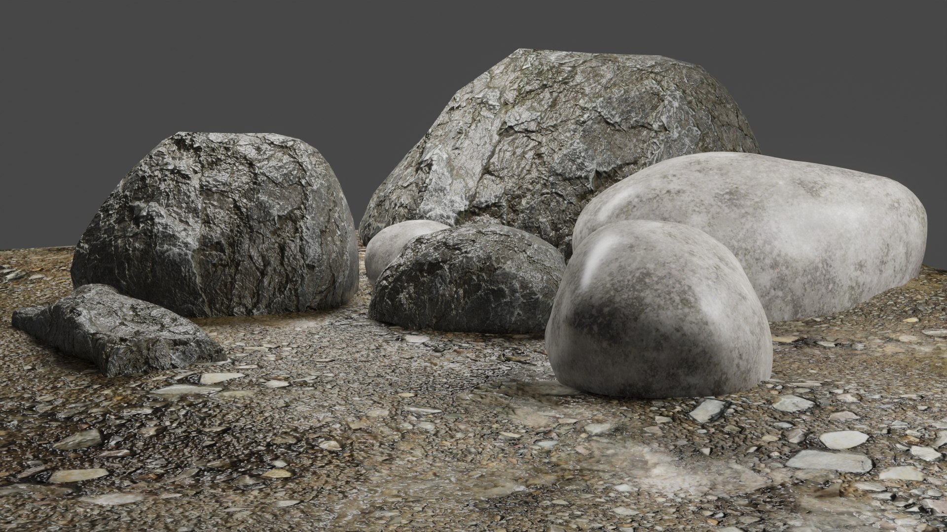 Rocks Low-poly 3D Model 3D Model - TurboSquid 1878960