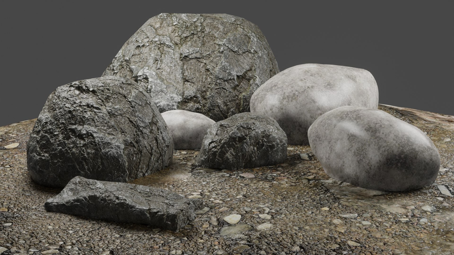 Rocks Low-poly 3D Model 3D Model - TurboSquid 1878960