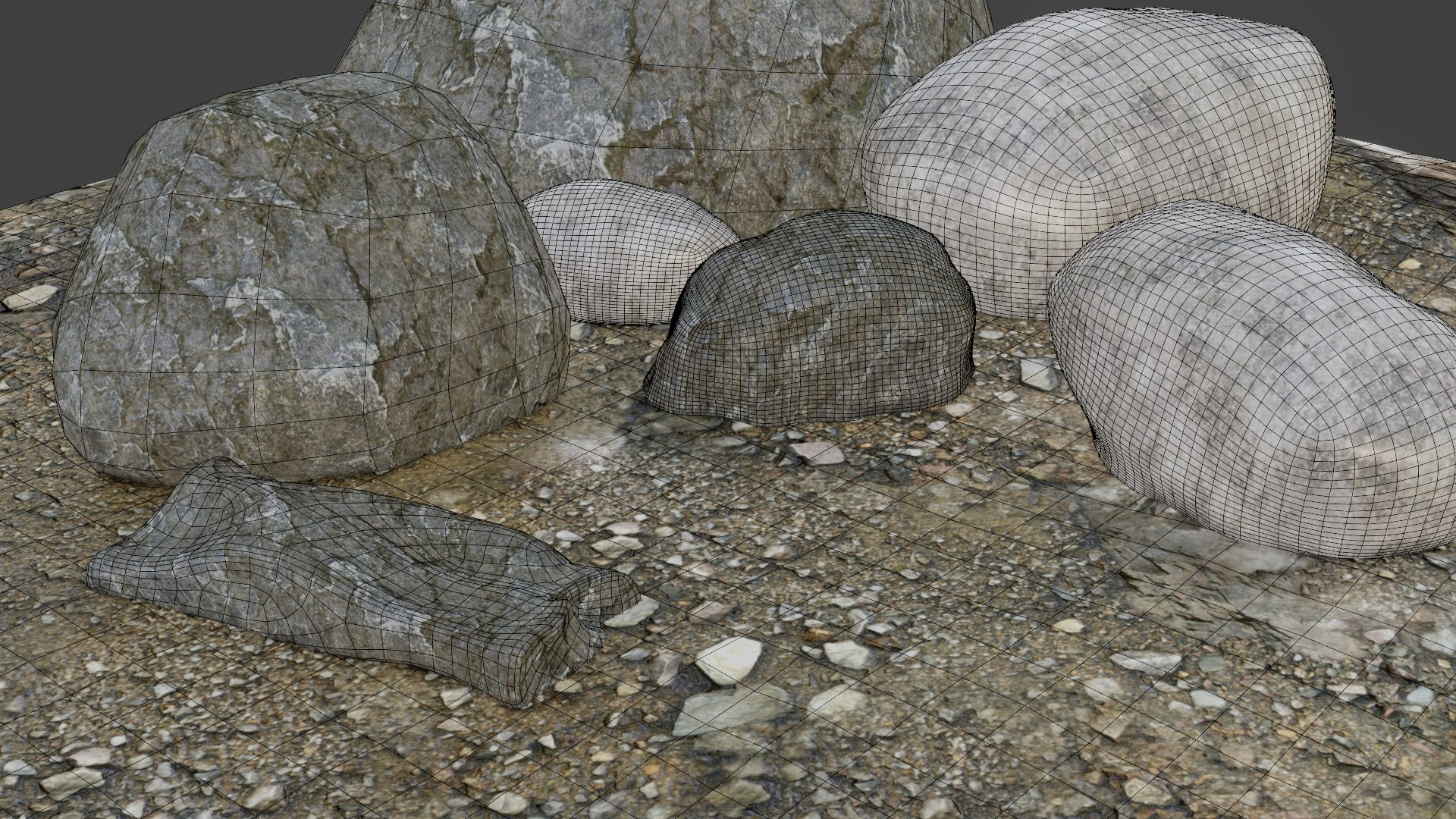 Rocks Low-poly 3D Model 3D Model - TurboSquid 1878960