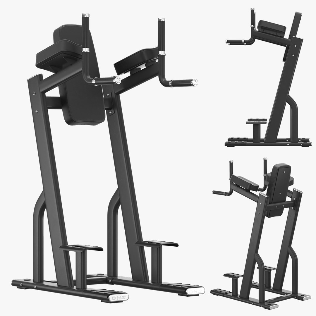 DHZ Fitness E-7047 Vertical Kness Up-Dip 3D model - TurboSquid 1981411