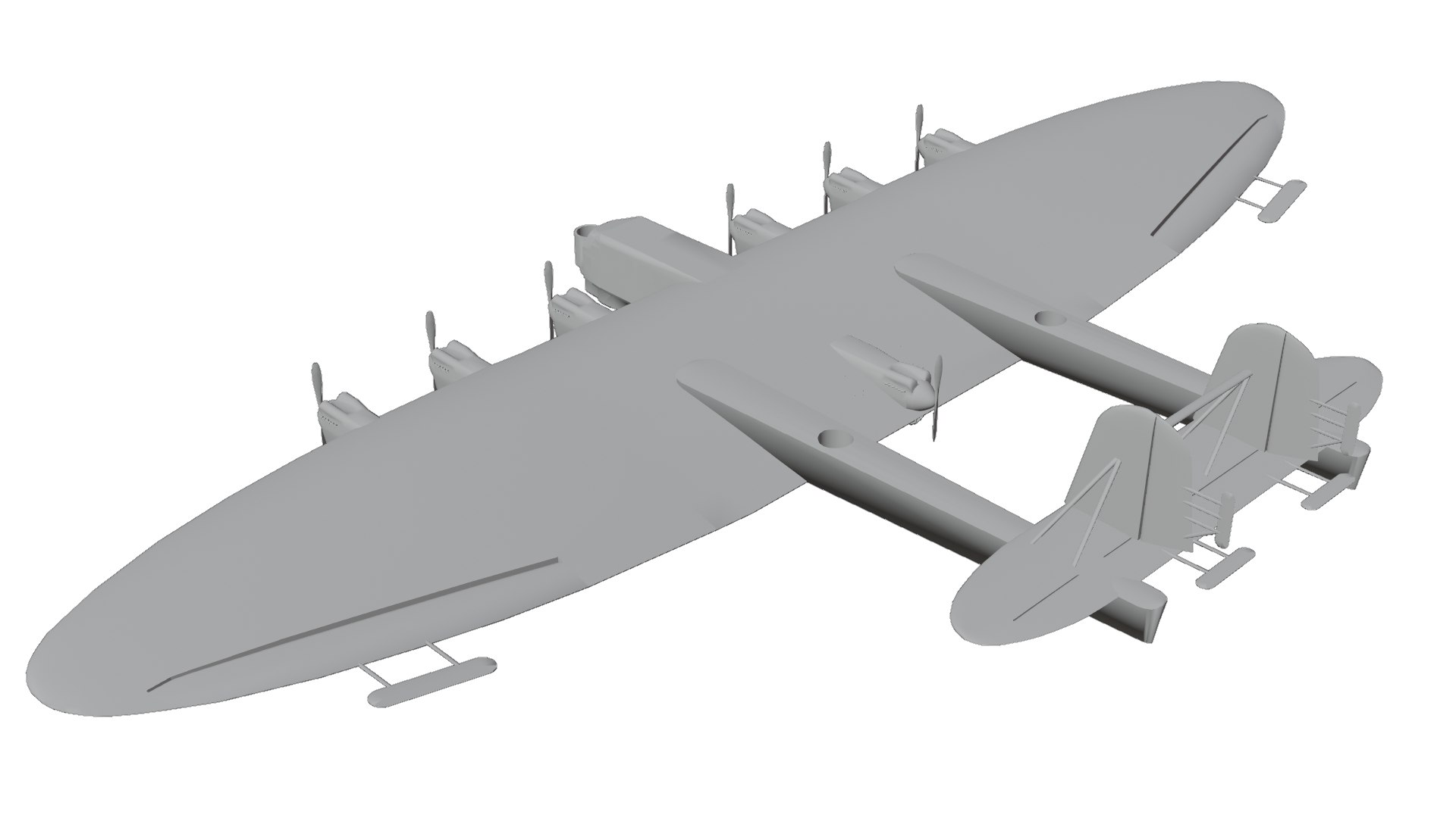 3D Model Kalinin K-7 Bomber - TurboSquid 2326184
