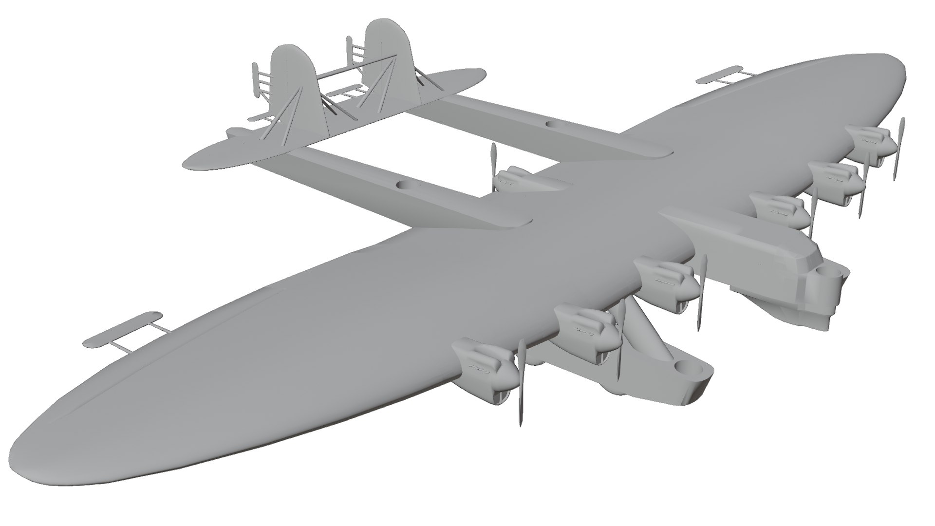 3D Model Kalinin K-7 Bomber - TurboSquid 2326184