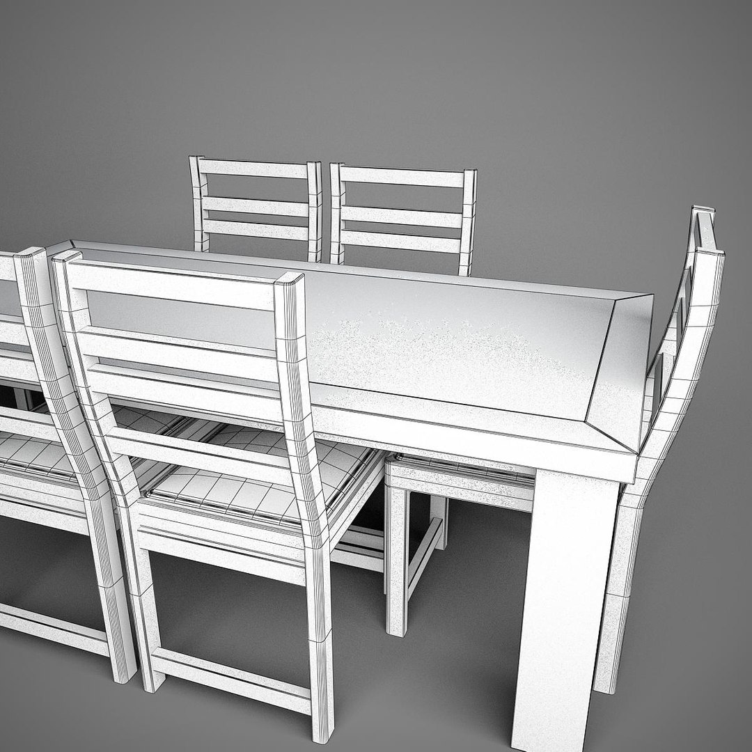 3d dining table 04
