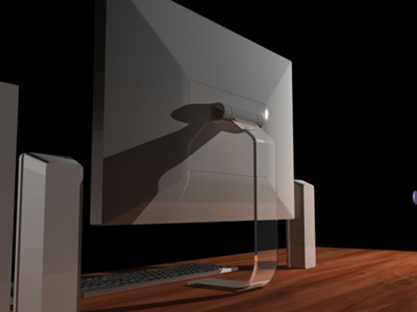 Modern Desktop Computer Generic Obj