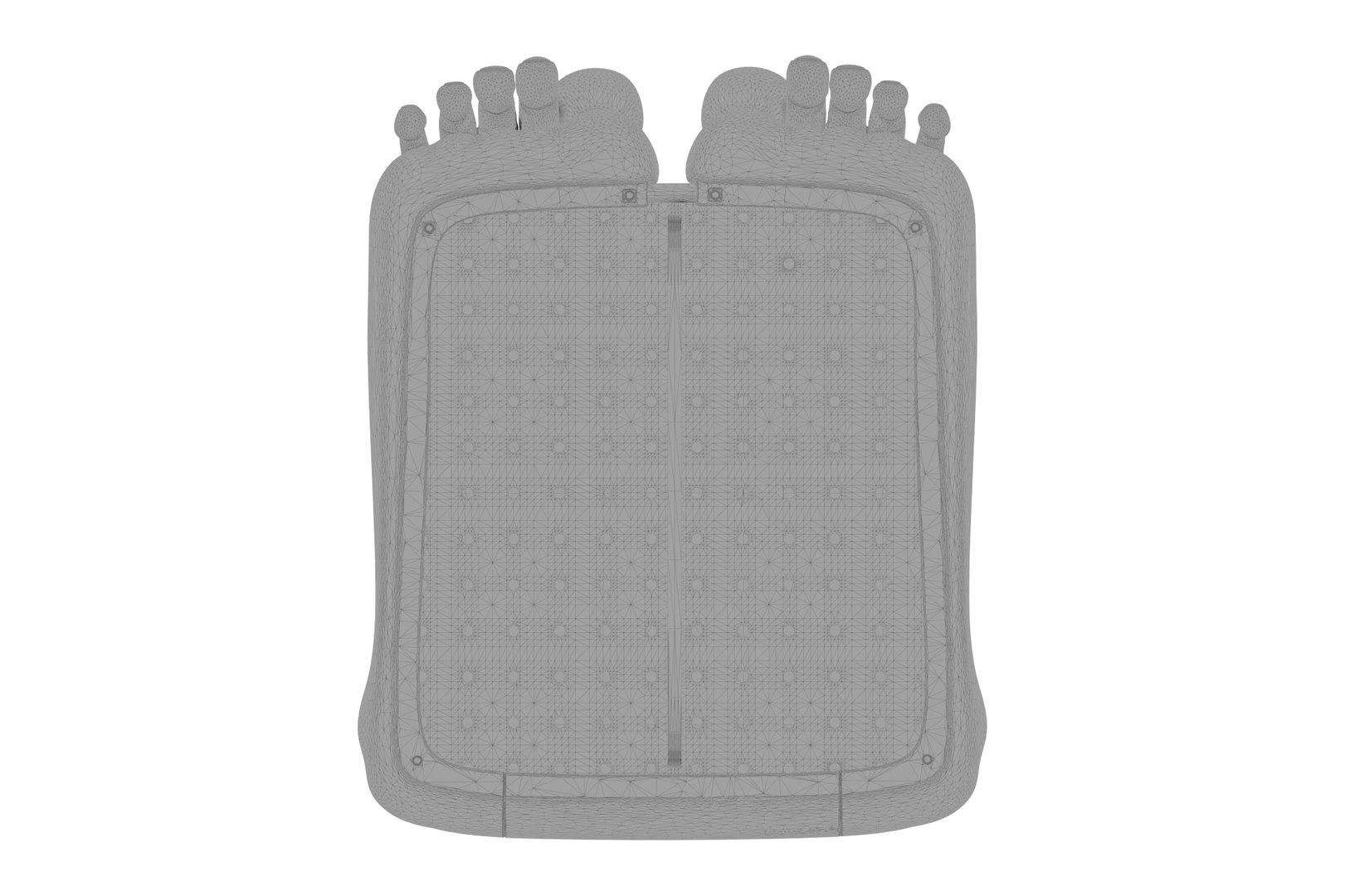Big Feet Bed Design Model - TurboSquid 1899876