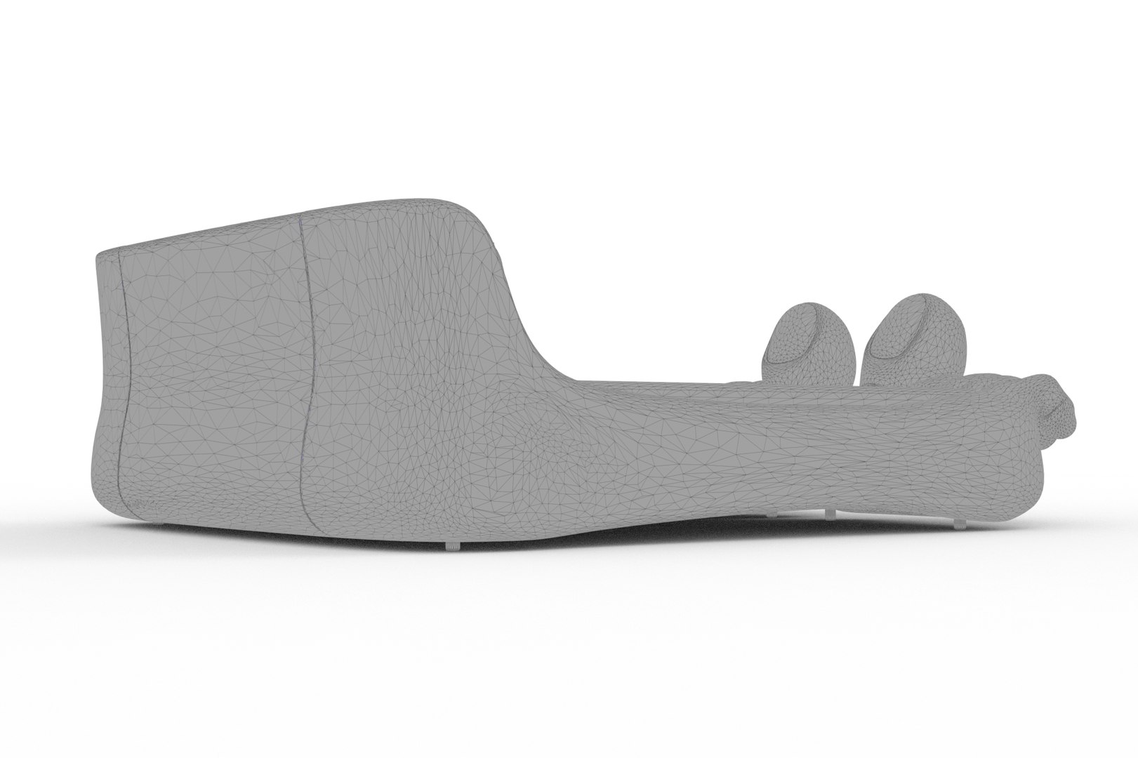 Big Feet Bed Design Model - TurboSquid 1899876