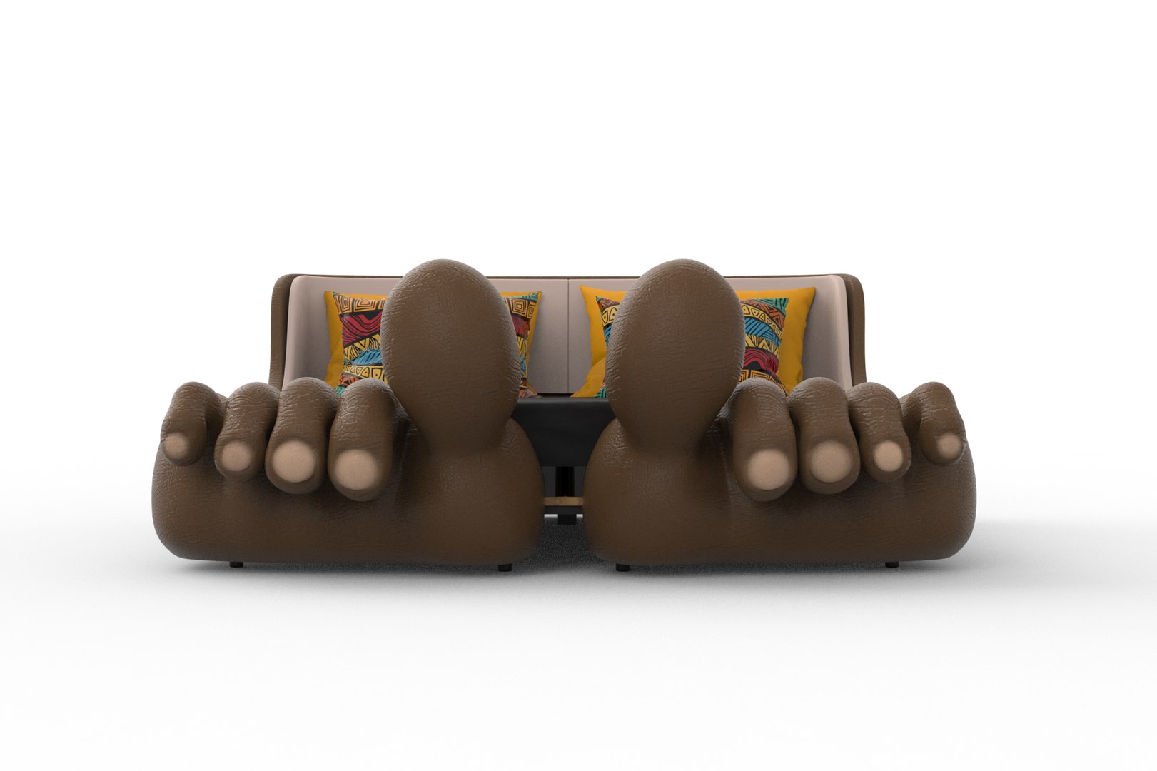 Big Feet Bed Design Model - TurboSquid 1899876