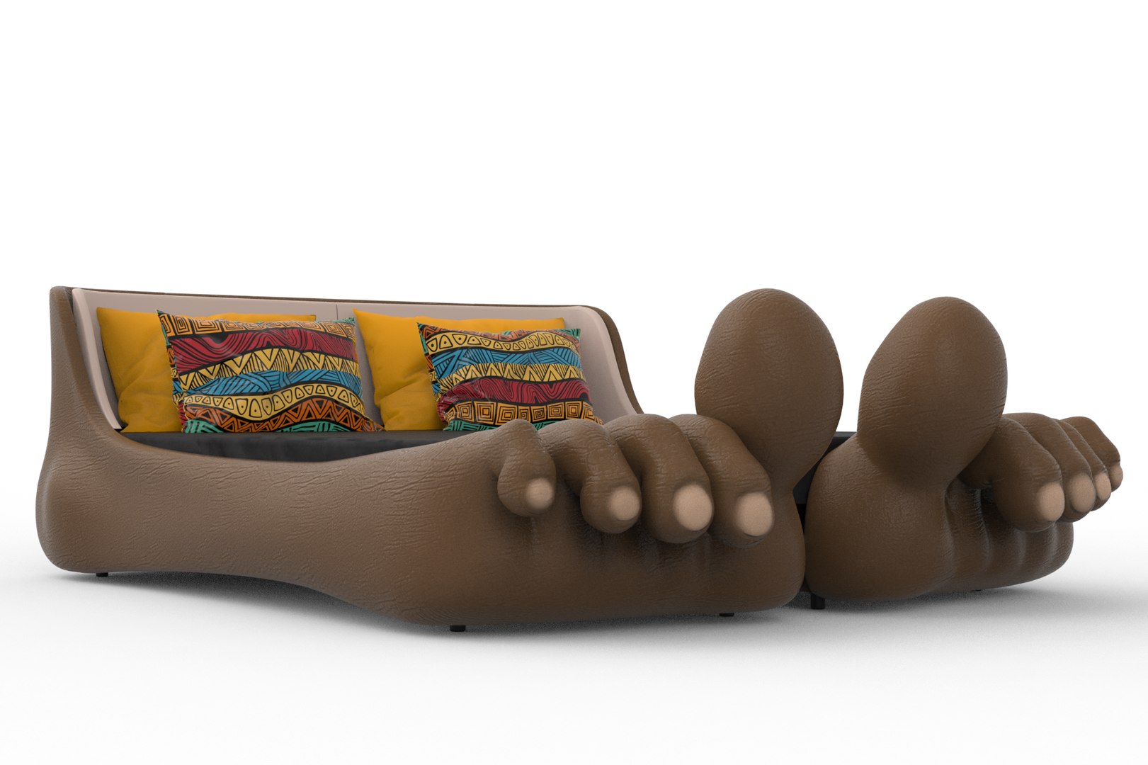 Big Feet Bed Design Model - TurboSquid 1899876