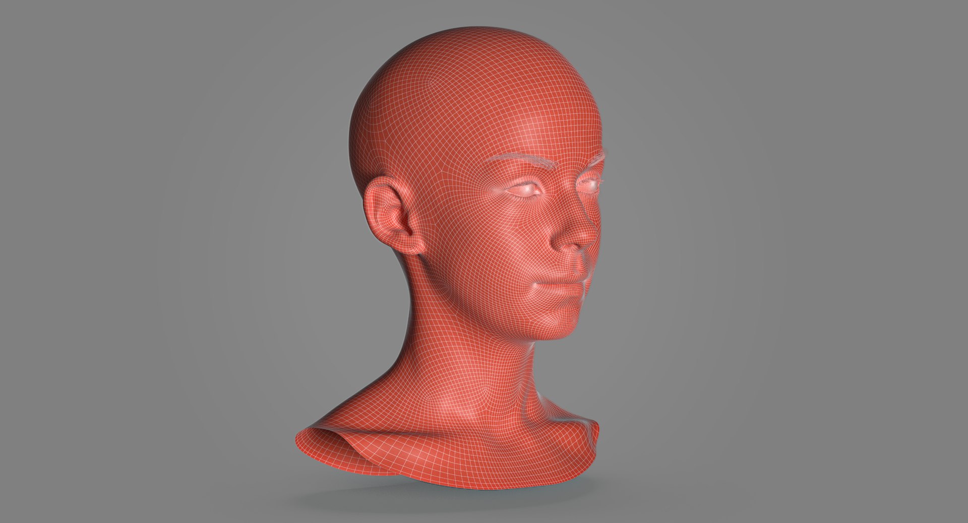 3D real pbr rhea human head - TurboSquid 1662892