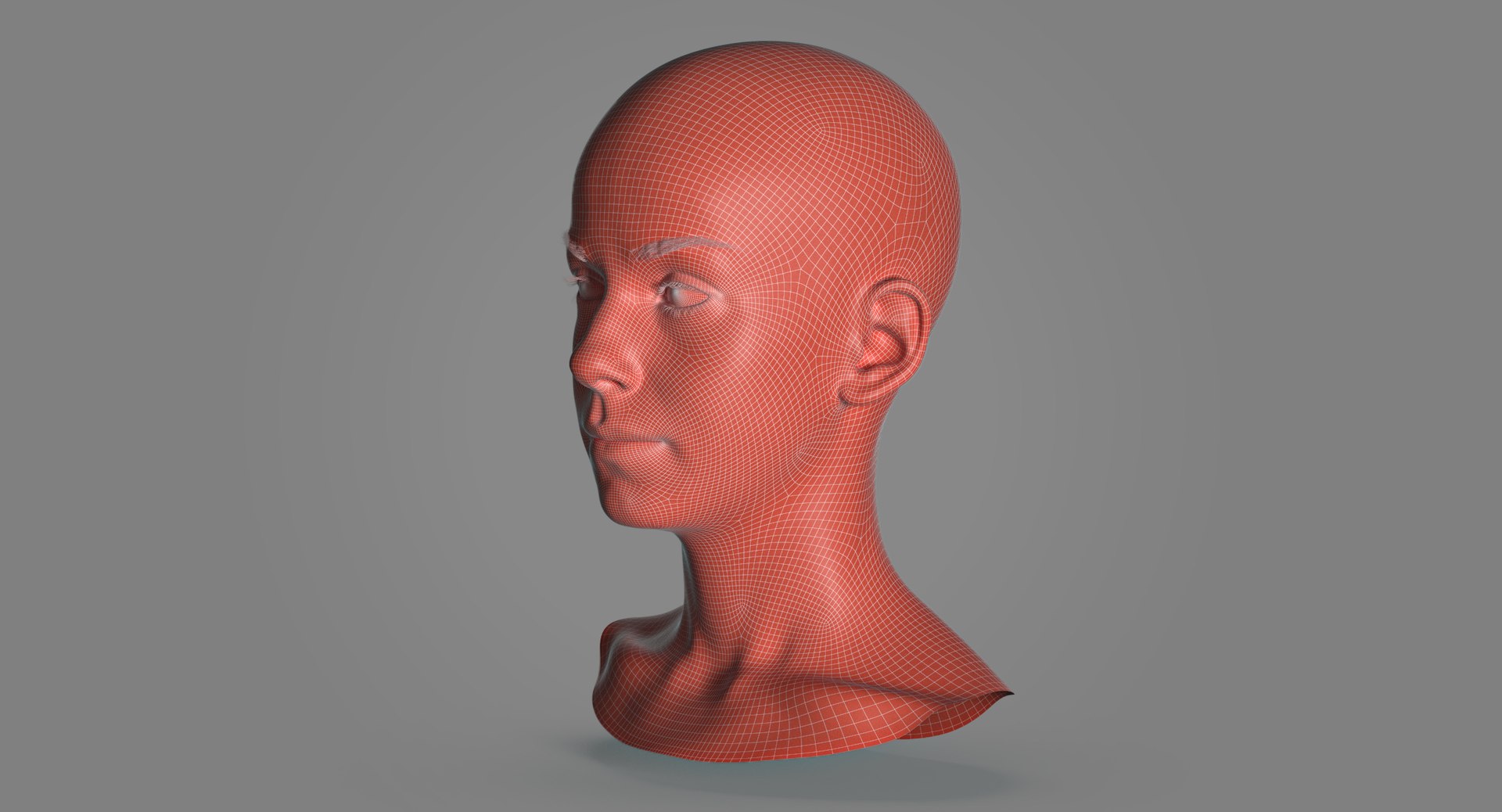 3D real pbr rhea human head - TurboSquid 1662892
