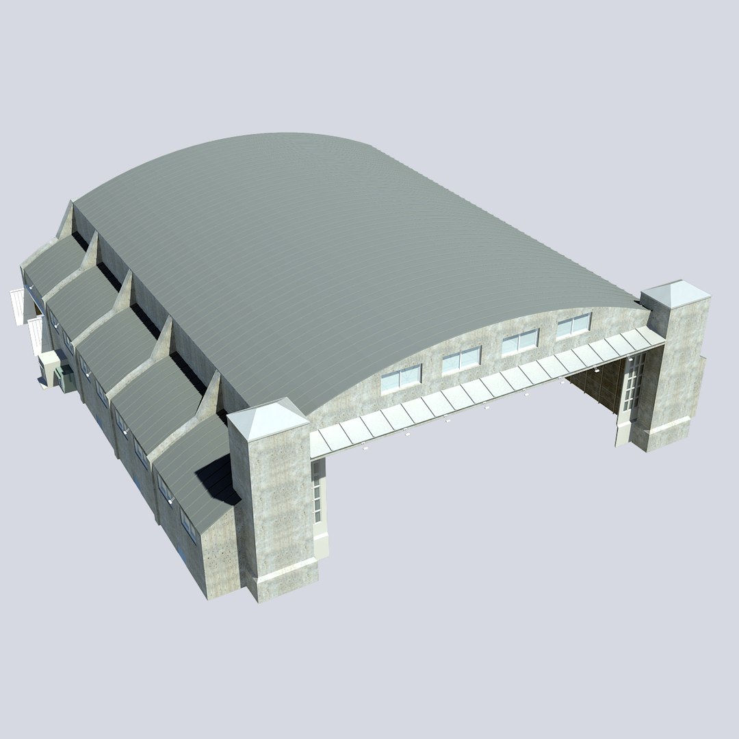 3d Model Aircraft Hangar