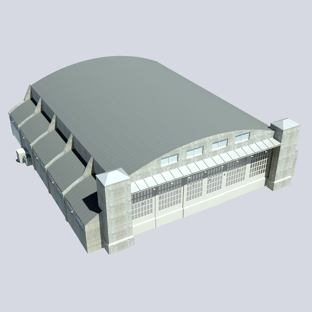 3d Model Aircraft Hangar
