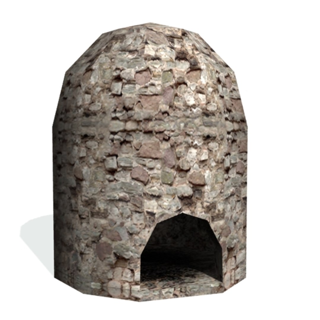 Historical Charcoal Kiln 3d Model