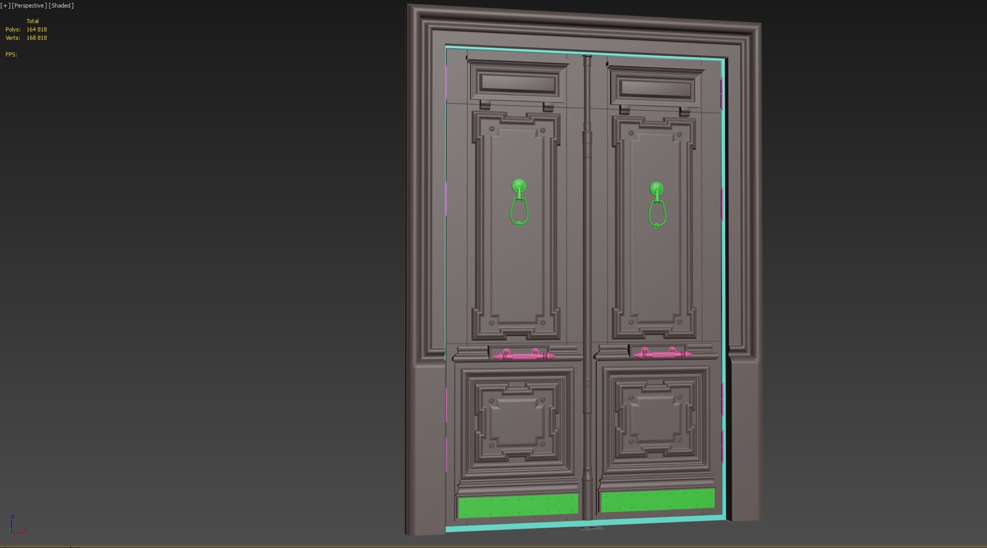 3D Model Entrance Classic Door 105 - TurboSquid 2141961