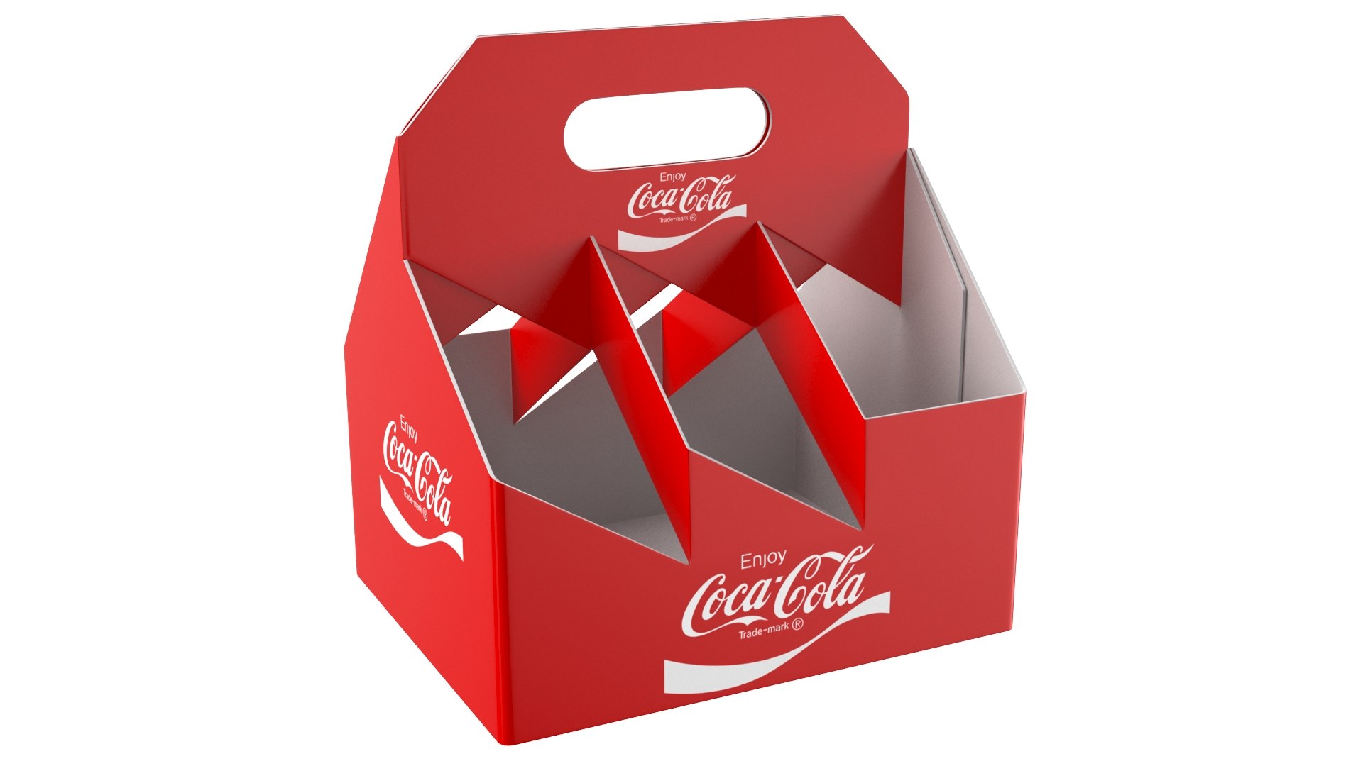 3D model Coca Tray With Soda Bottles - TurboSquid 1952119