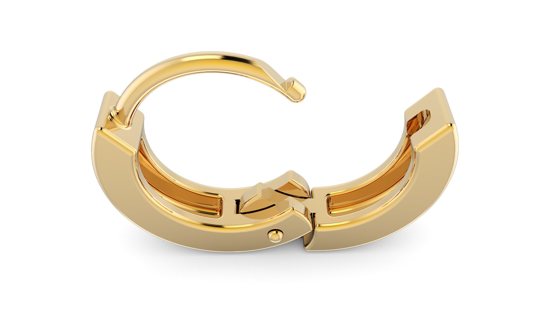 3D Huggie Earring - TurboSquid 1930053