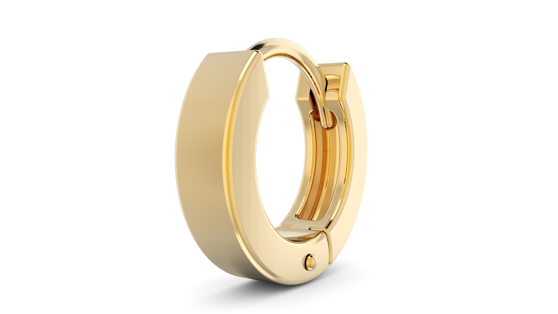3D Huggie Earring - TurboSquid 1930053