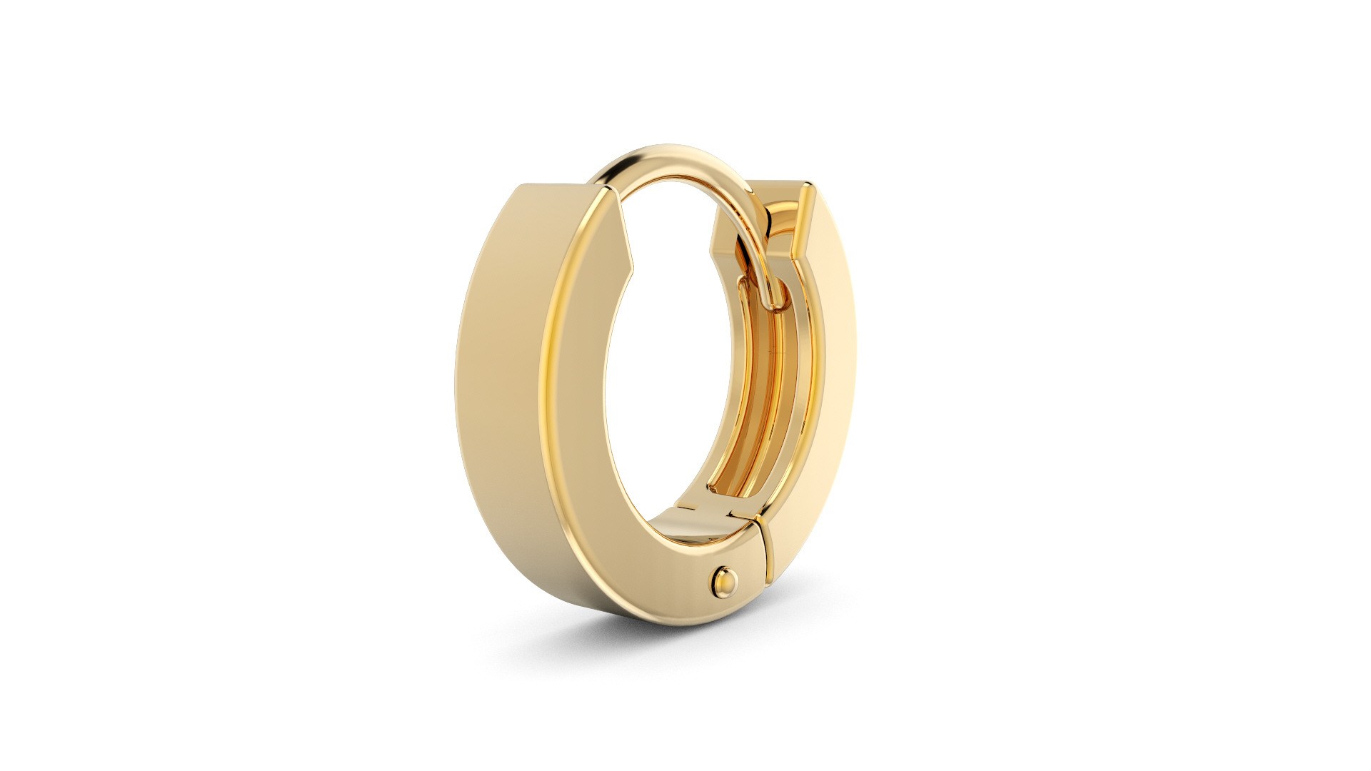 3D Huggie Earring - TurboSquid 1930053