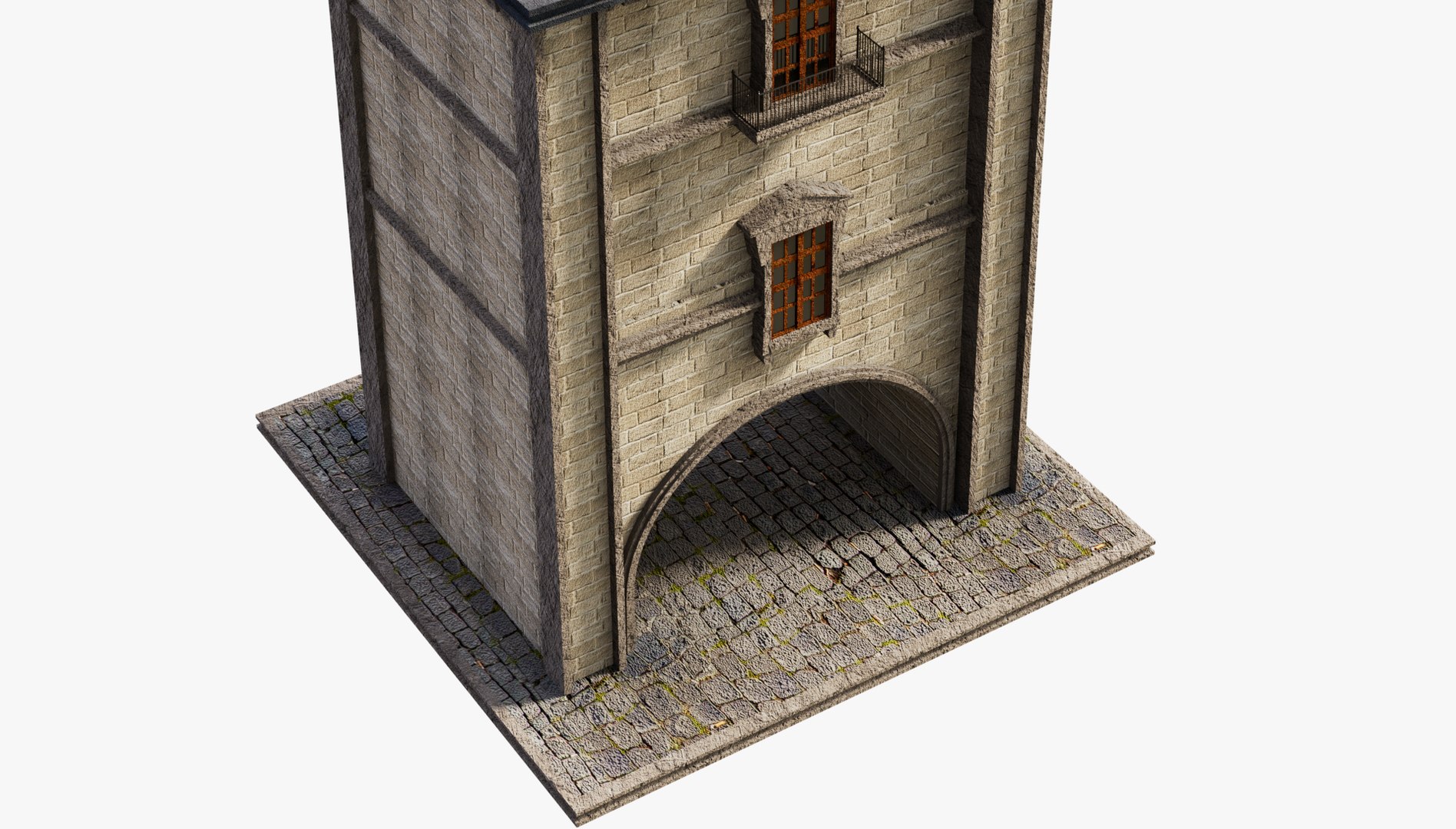 Free 3D Model Free Bridge Building - TurboSquid 2127542