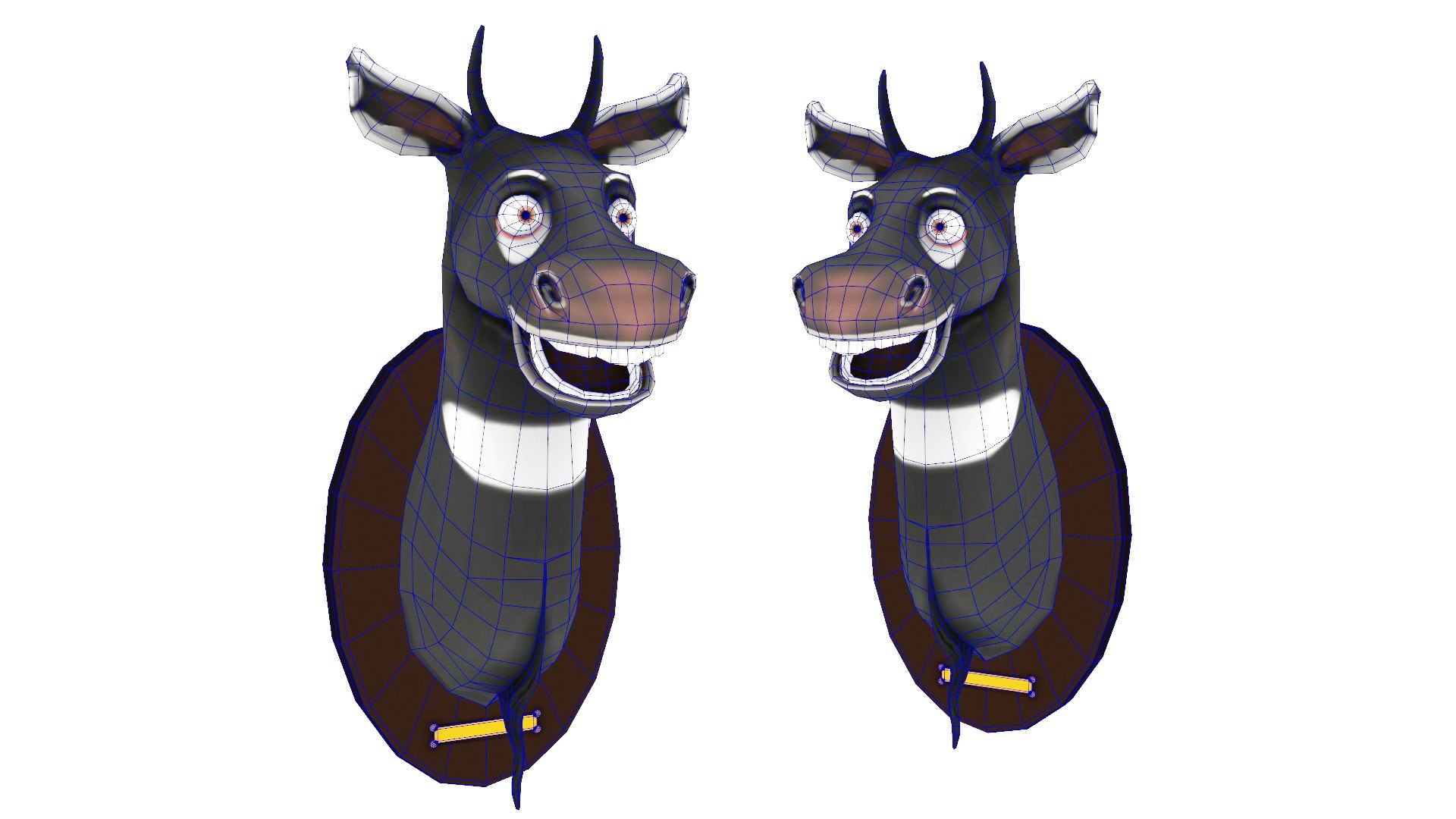 Nilgai Head Trophy 3D Model - TurboSquid 2054389