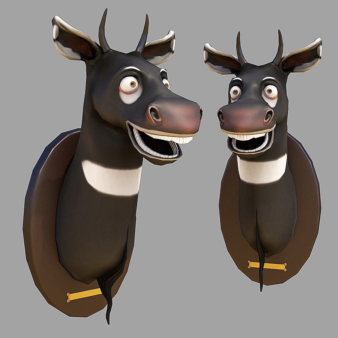 Nilgai Head Trophy 3D Model - TurboSquid 2054389