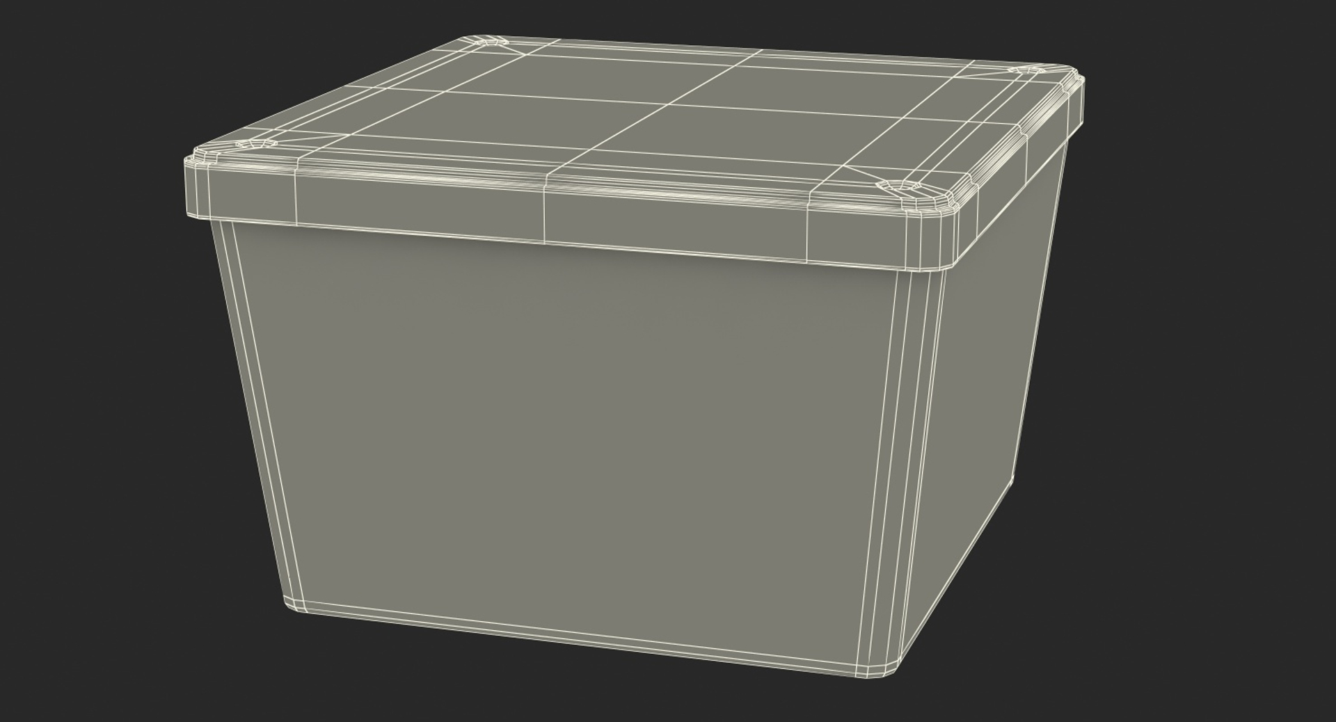 Square Plastic Box 3D Model - TurboSquid 1412696