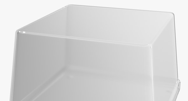 Square plastic box 3D model - TurboSquid 1412696