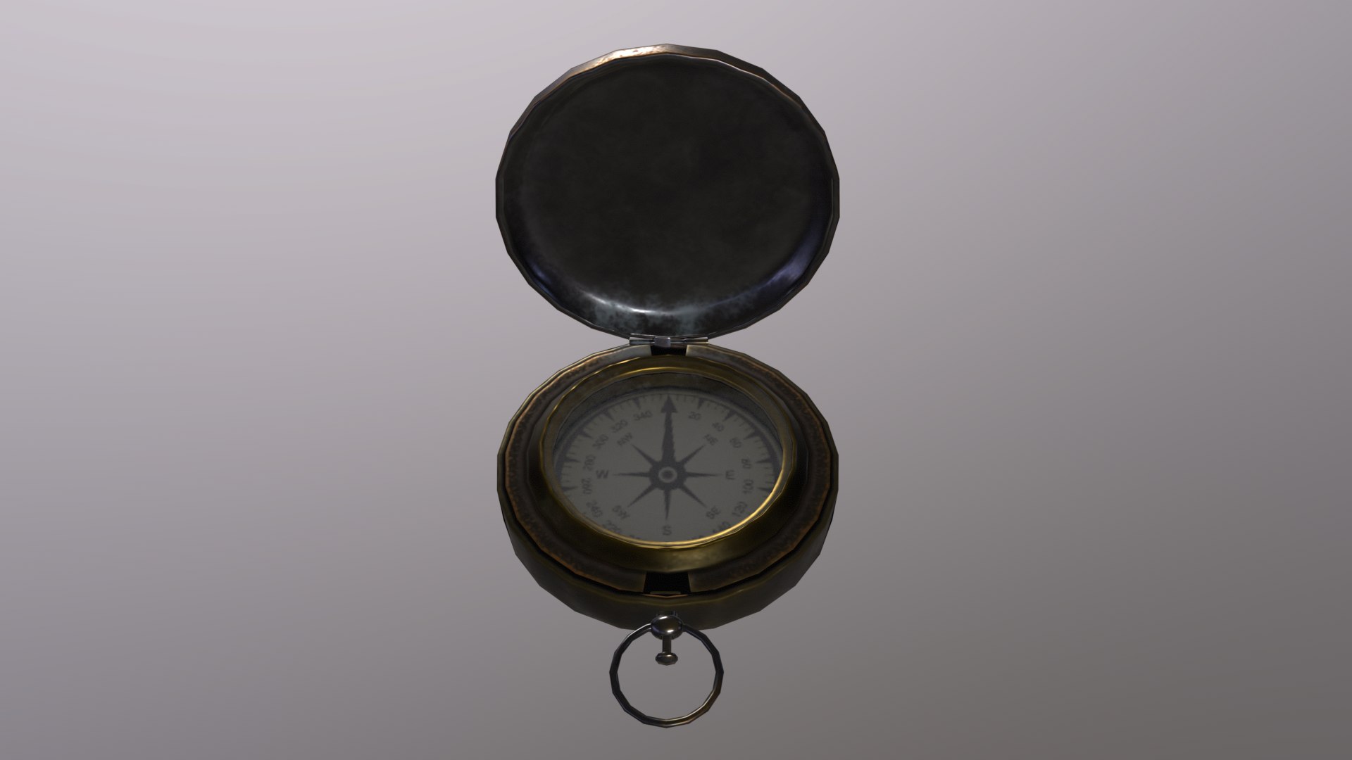 3D Vintage Compass - TurboSquid 2021355