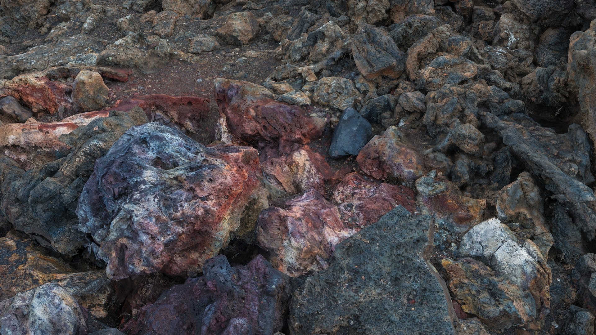 Lava Scanned 8k 3d Model