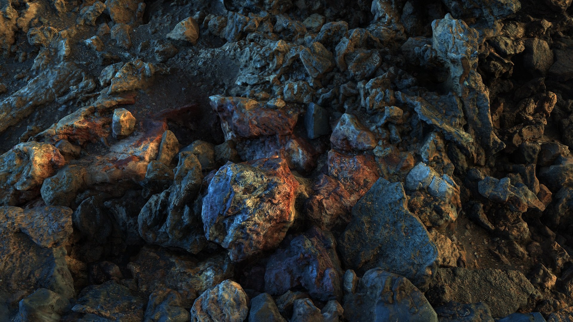 Lava Scanned 8k 3d Model