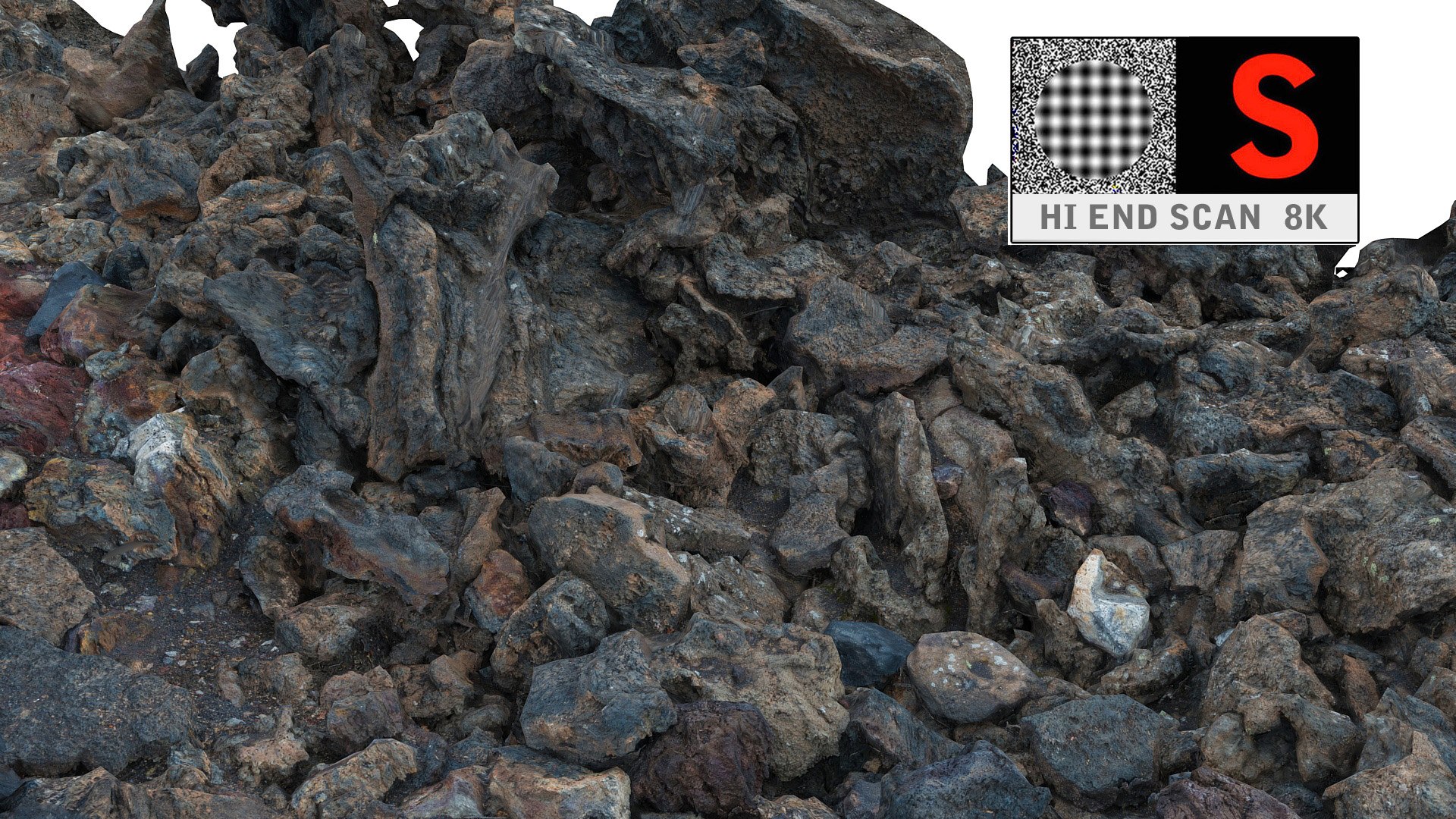 Lava Scanned 8k 3d Model