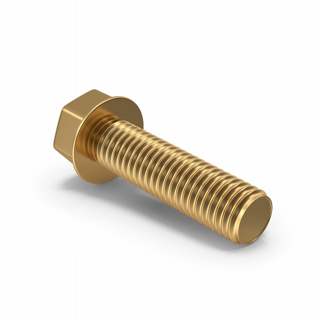 3D Gold Bolt - TurboSquid 1919981