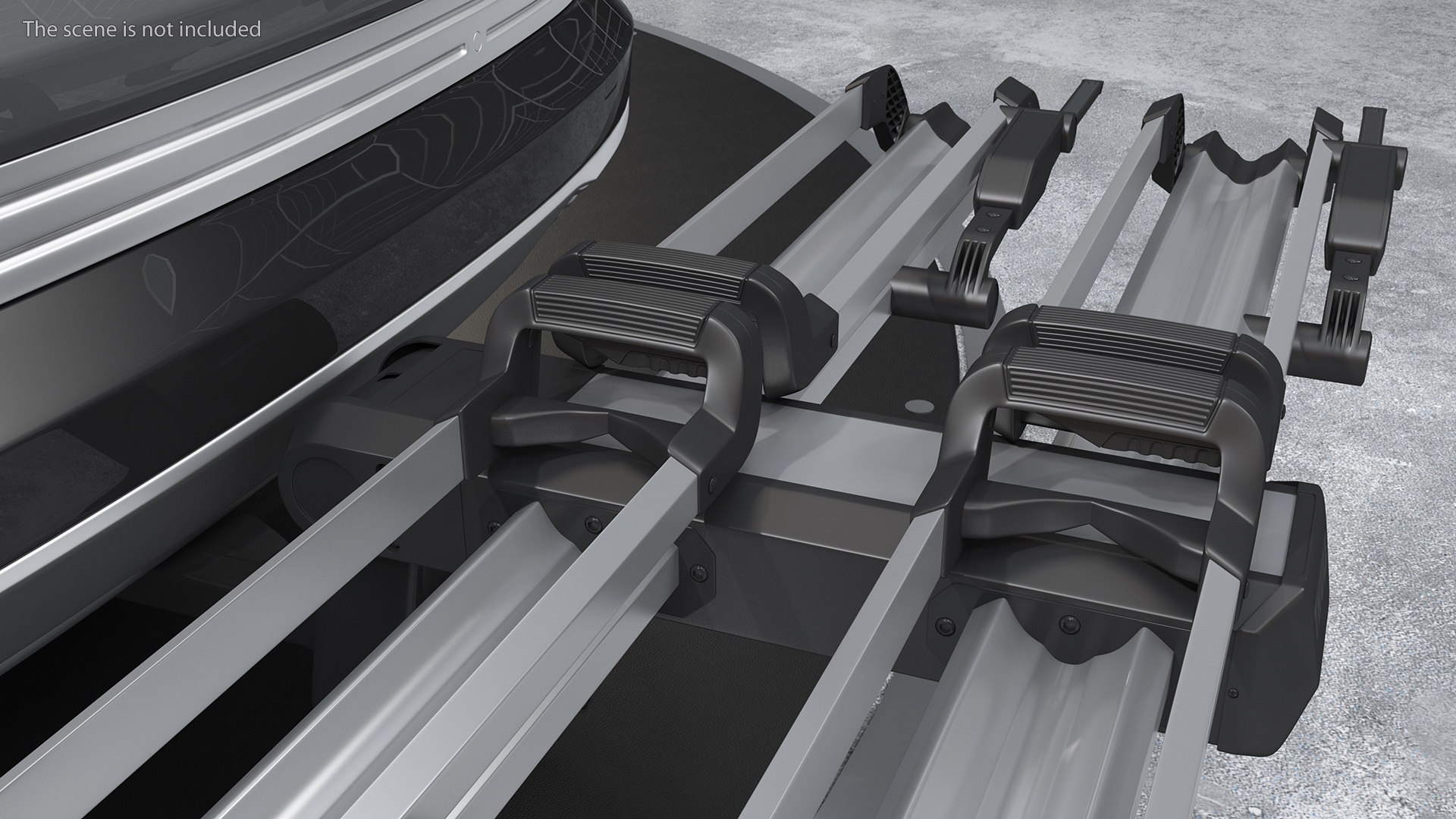 3D Model Thule Helium Platform 2 Bike Rack Folded - TurboSquid 1724416