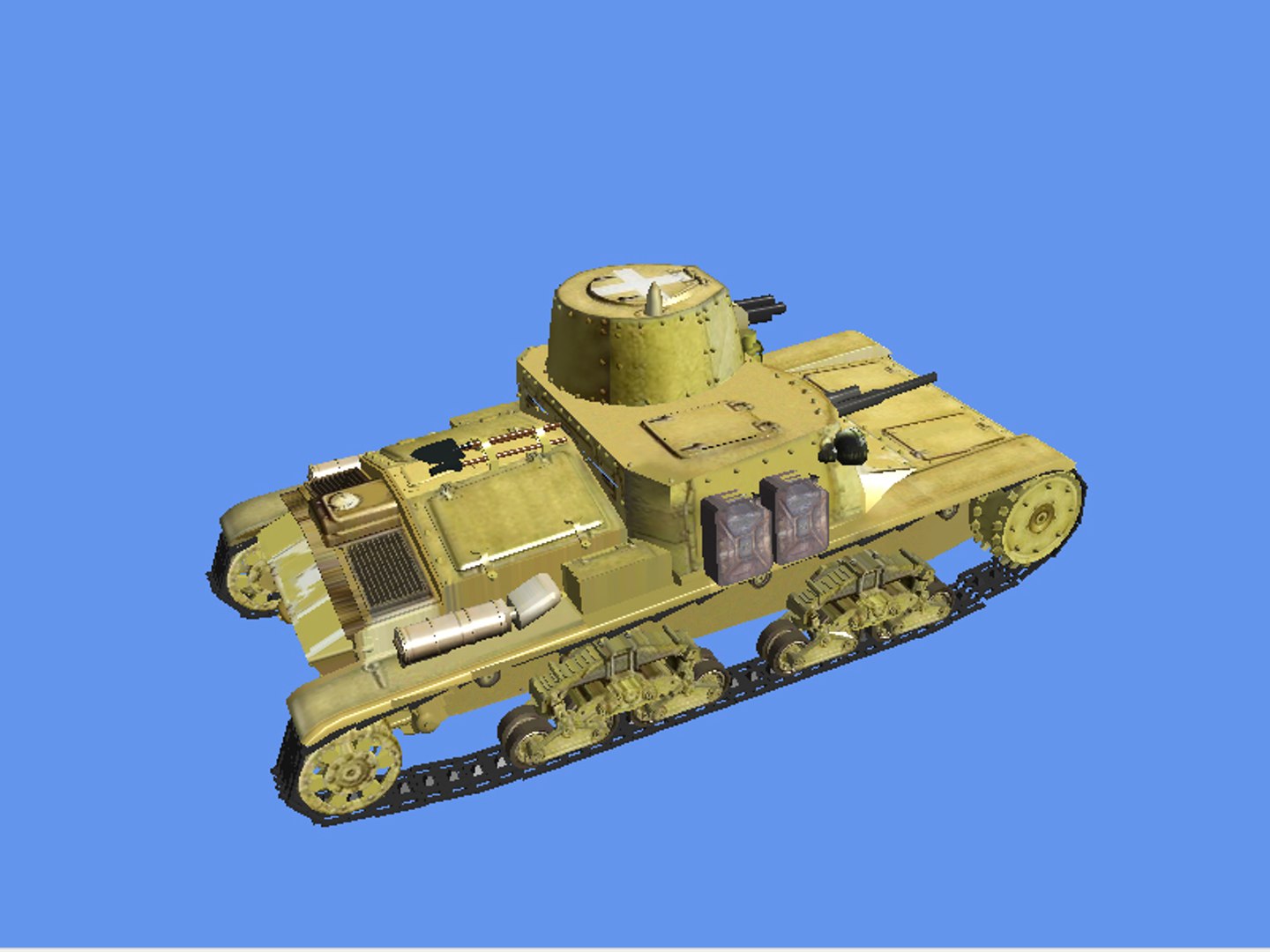 Free Italian Medium Tank 3D Model - TurboSquid 1324936