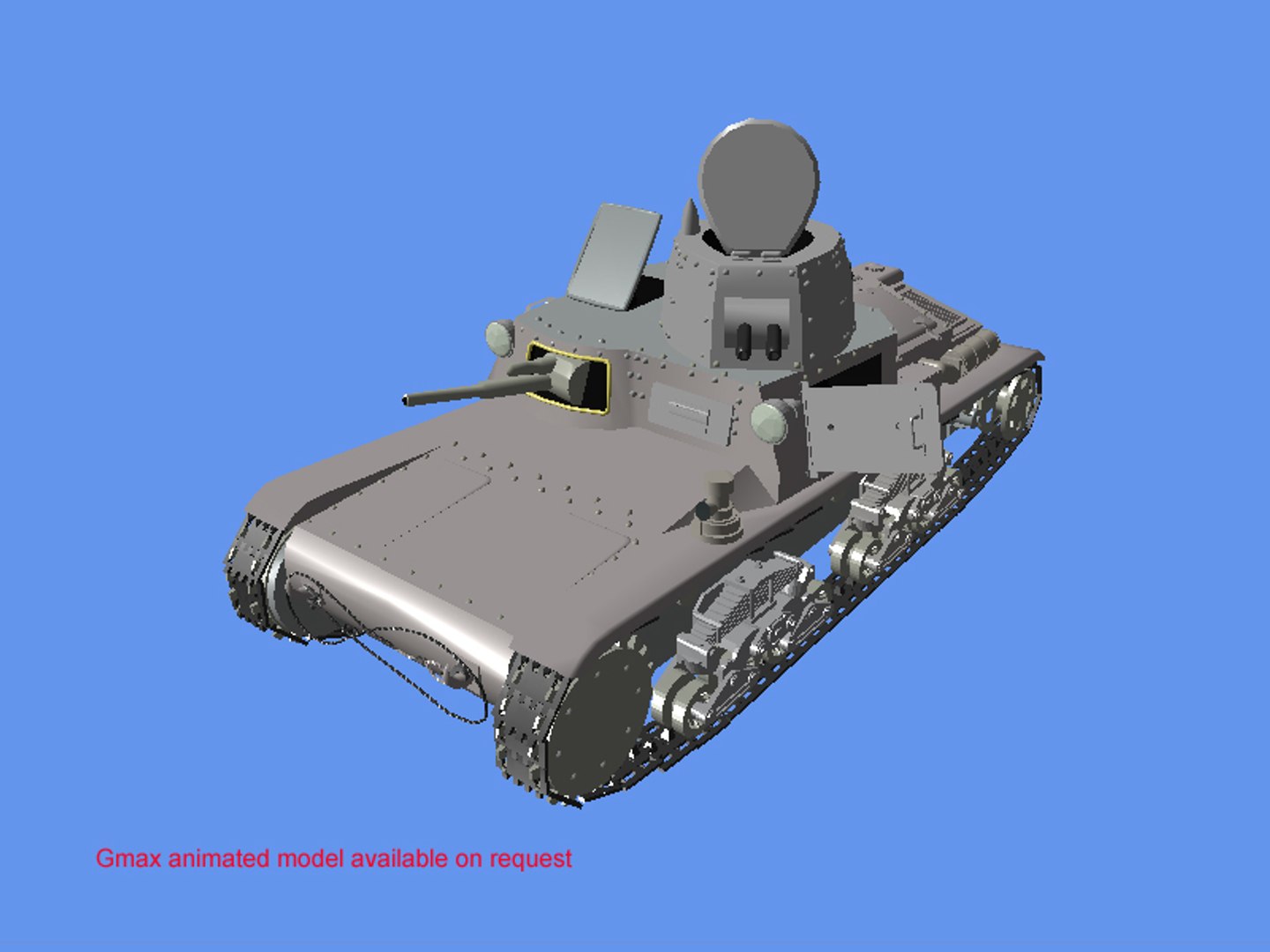 Free Italian Medium Tank 3D Model - TurboSquid 1324936