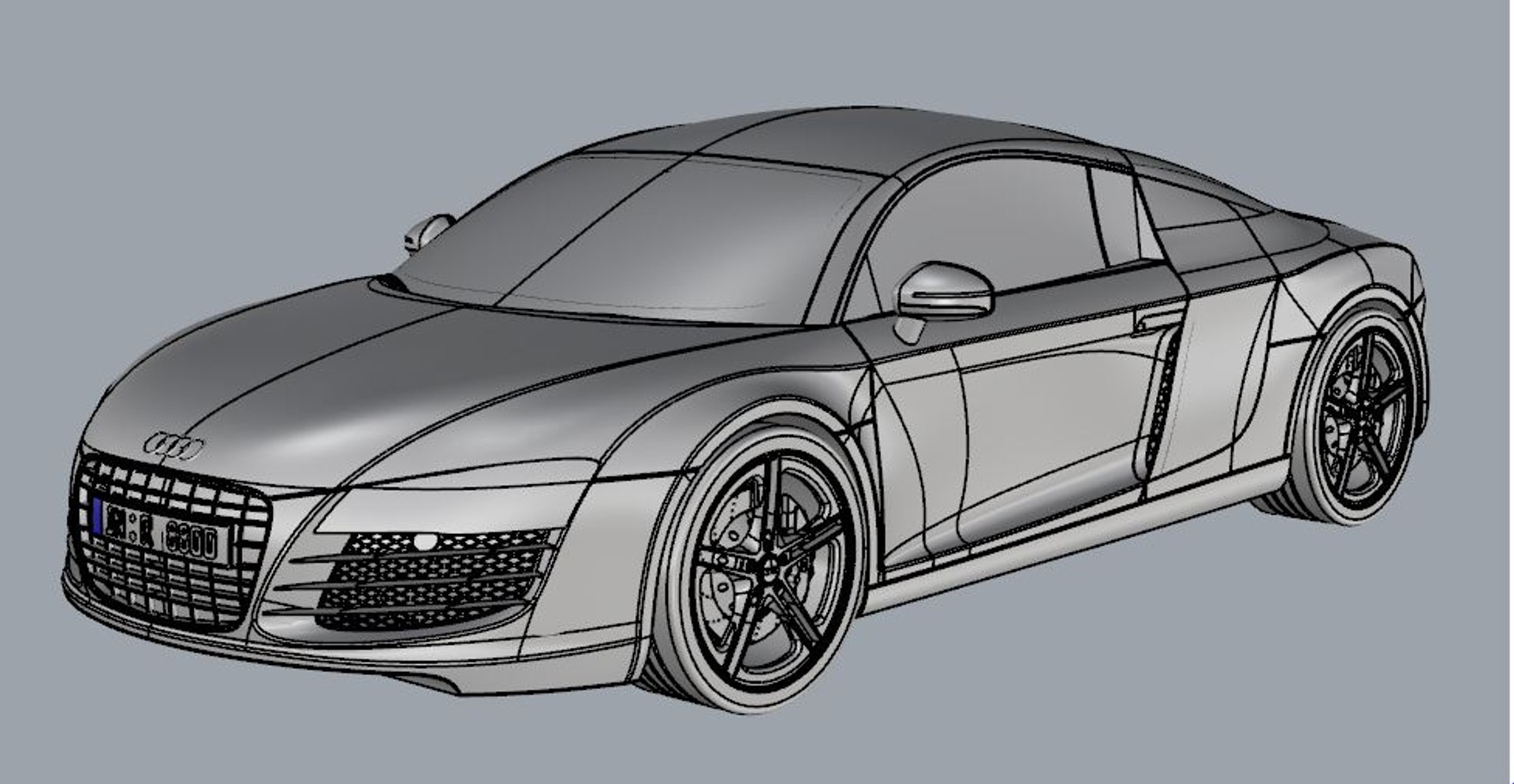 Audi R8 3dm