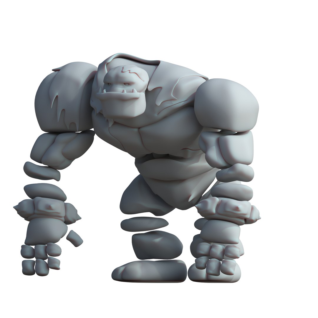 Stone Man 3D - TurboSquid 1551301