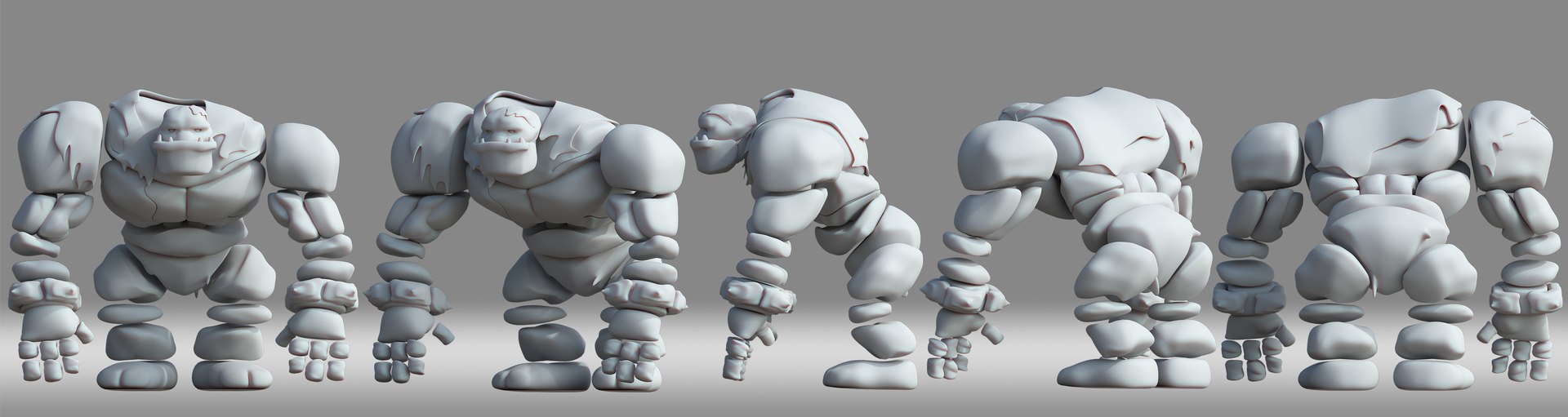 Stone Man 3D - TurboSquid 1551301
