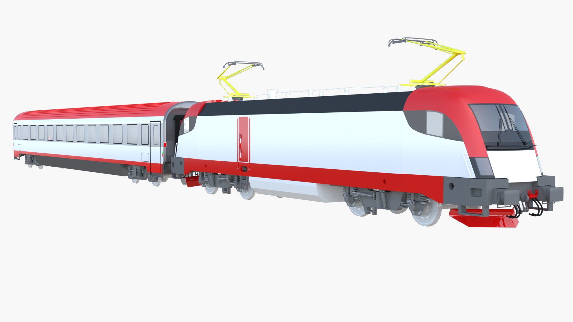 3D Model Passenger Trains Collection - TurboSquid 1796205