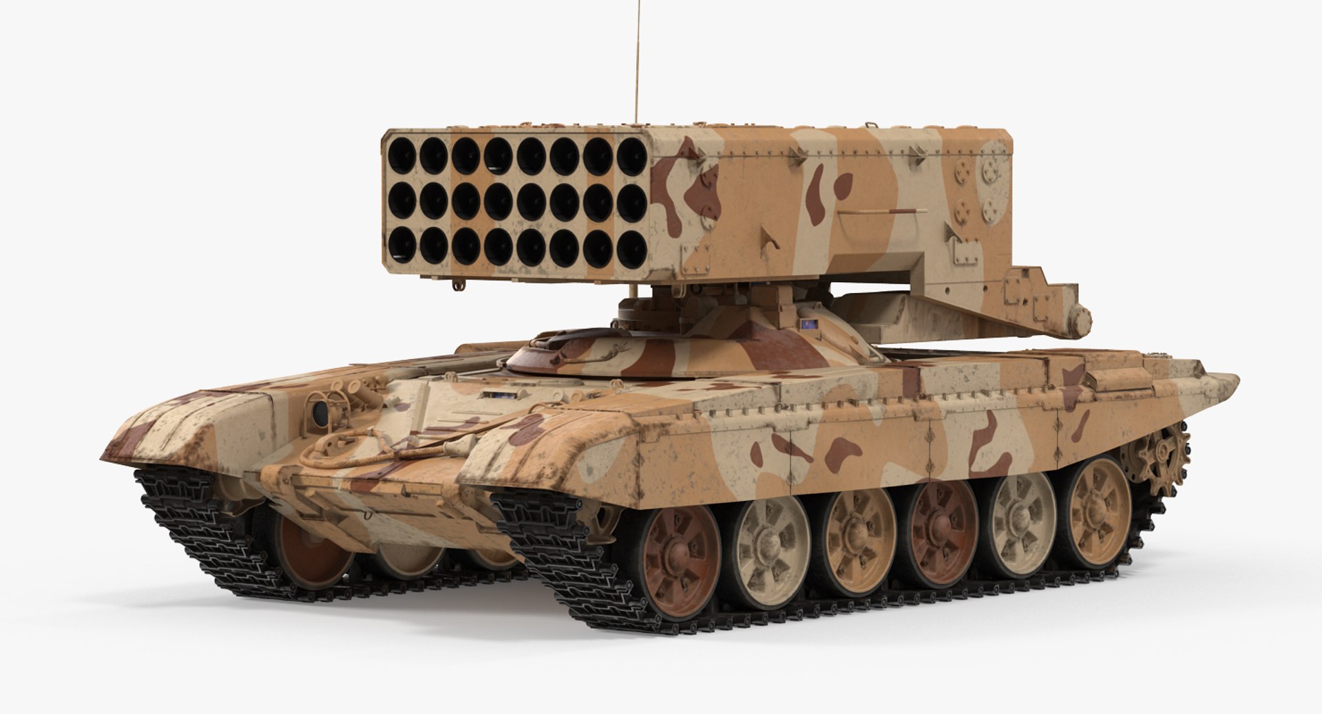 Heavy Throwing Tos-1a Desert 3d Max