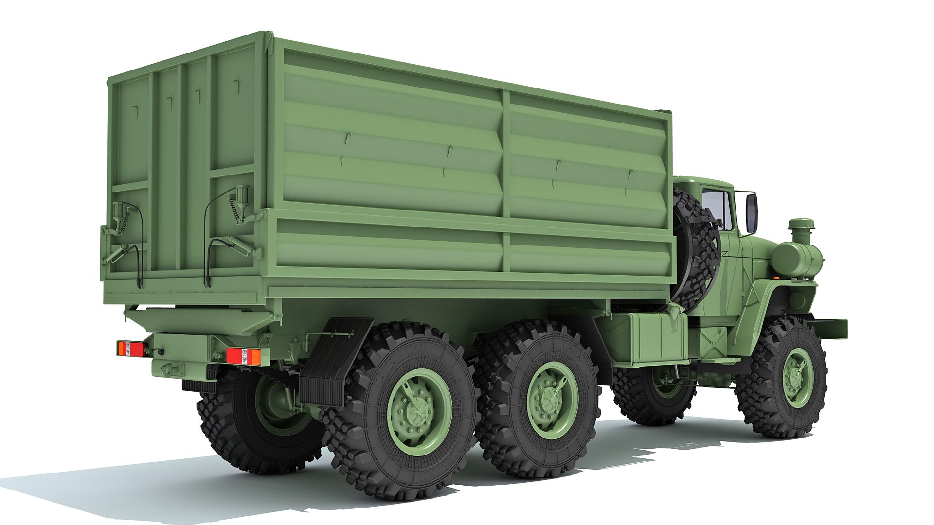 URAL Military Truck Off Road 6x6 3D model - TurboSquid 2157895
