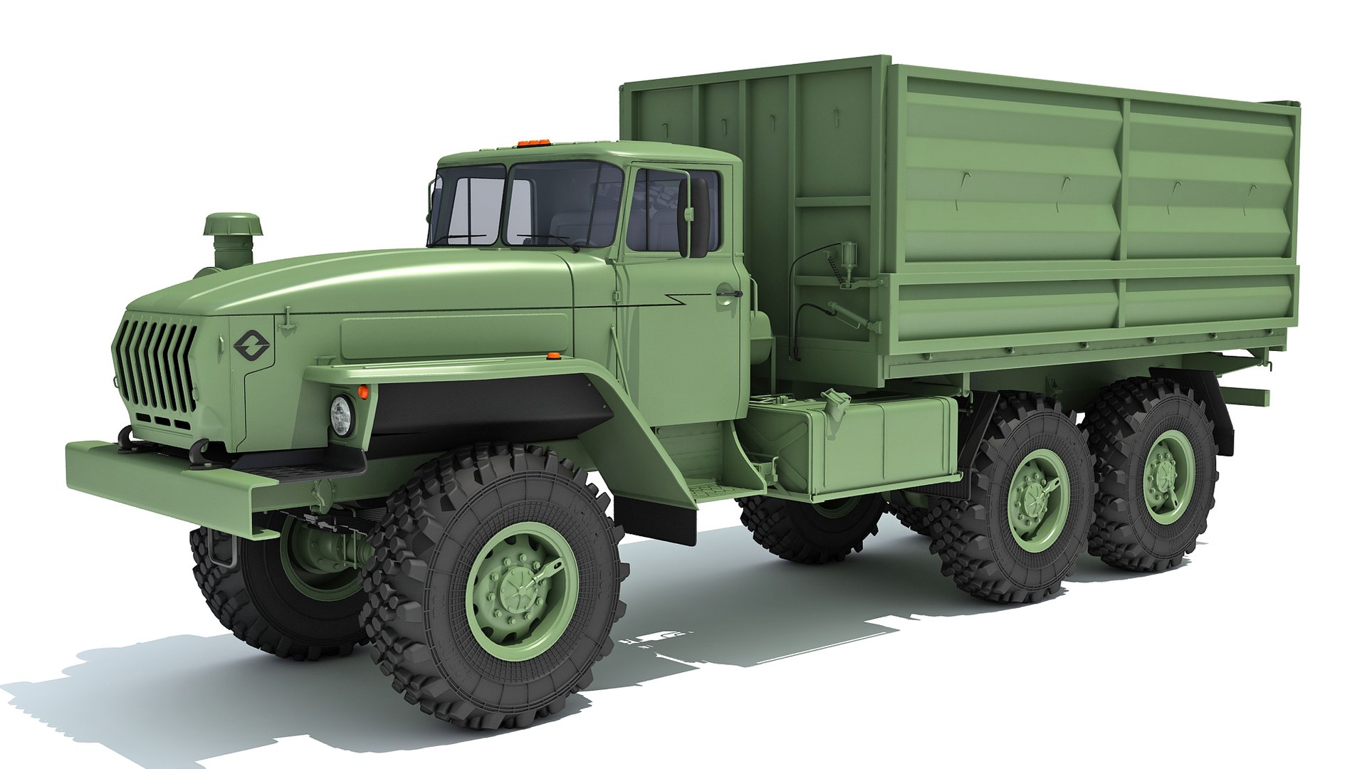 URAL Military Truck Off Road 6x6 3D model - TurboSquid 2157895