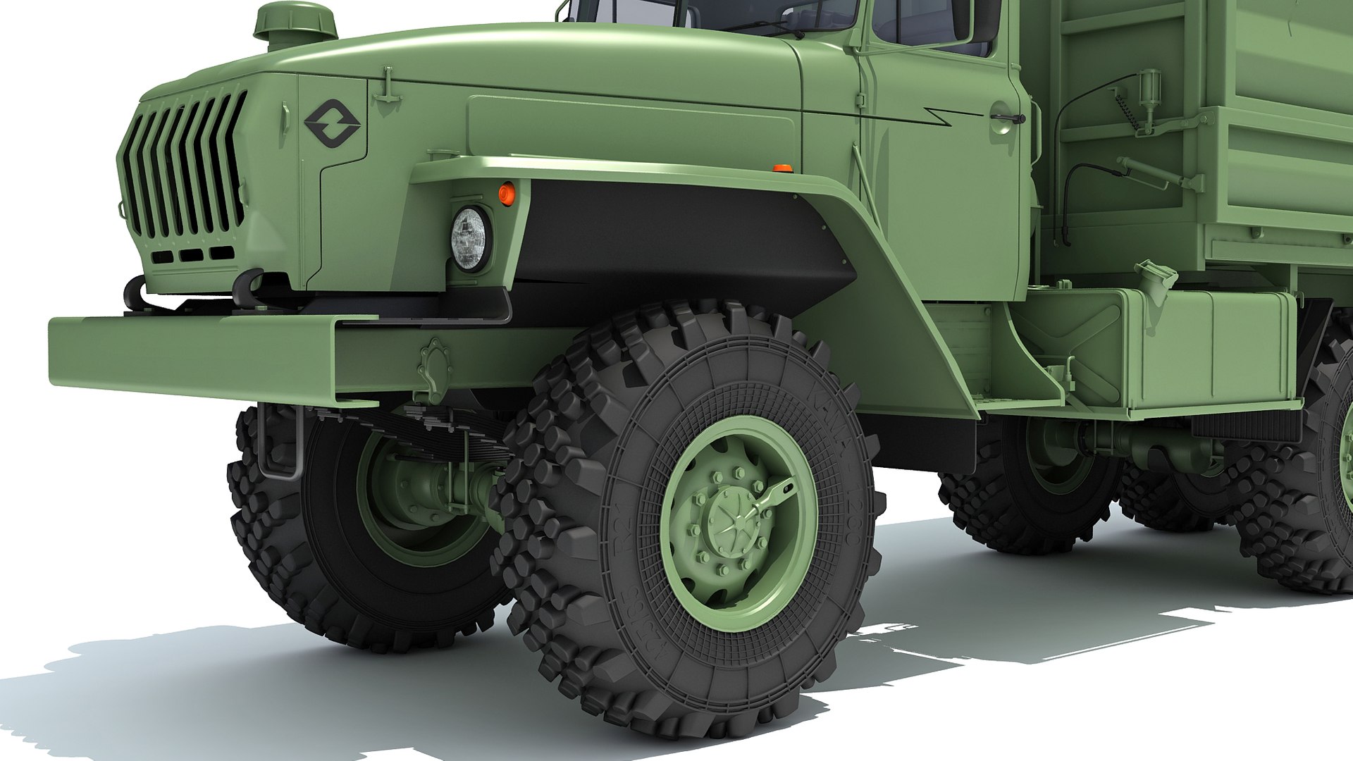 URAL Military Truck Off Road 6x6 3D model - TurboSquid 2157895